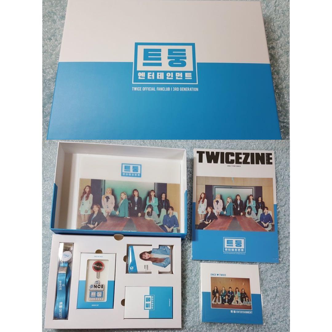 [PO] Twice 3rd Generation ONCE Fanclub Membership Kit, Hobbies & Toys ...