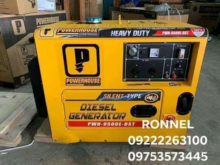 POWERHOUSE USA 8kva / 7.5kva Diesel Silent Type Generator - PWH-9500E ...