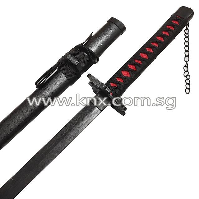 Cosplay Bleach Ichigo Kurosaki Tensa Zangetsu Wooden K***** No Moon ...