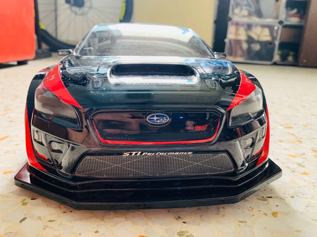 Rc car Tamiya 1/10 Subaru sti body shell only not set , Hobbies & Toys ...