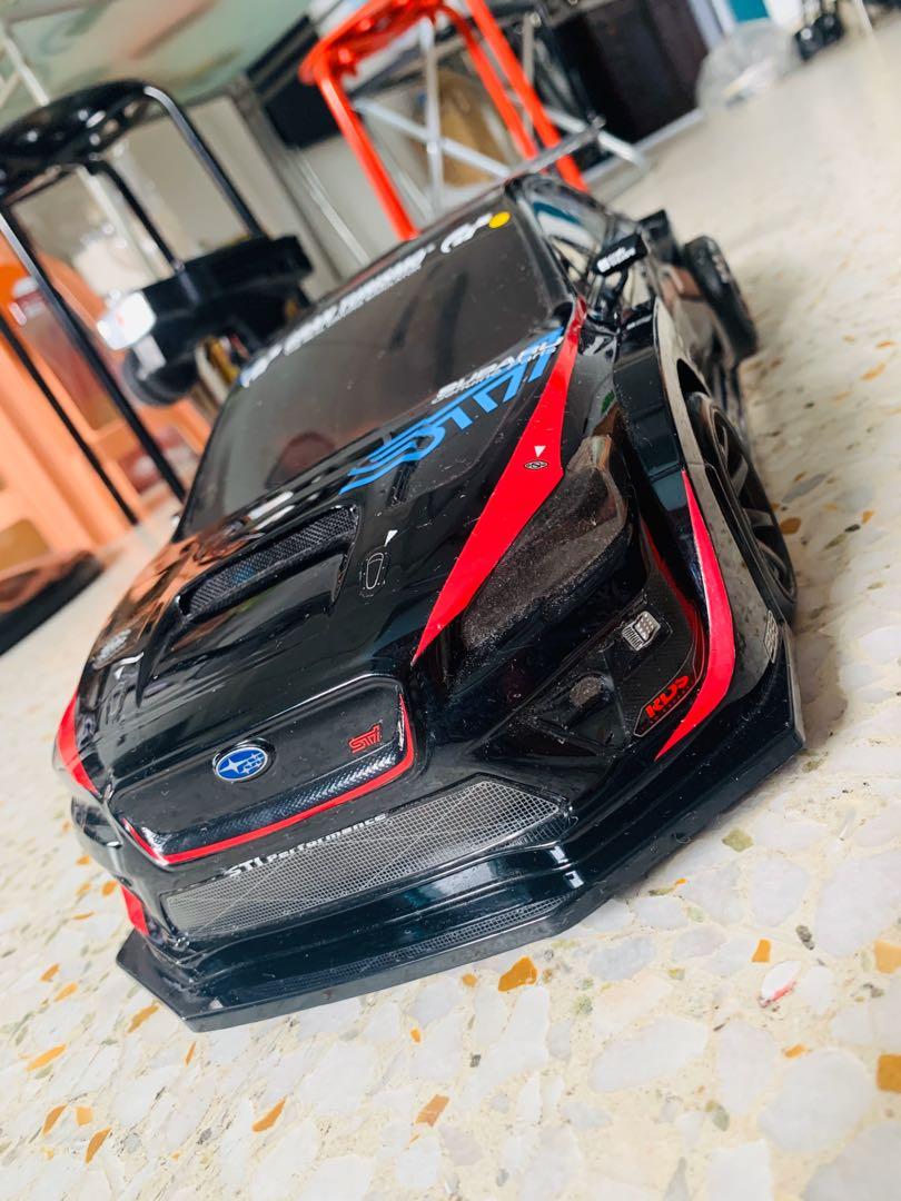 Rc car Tamiya 1/10 Subaru sti body shell only not set , Hobbies & Toys ...