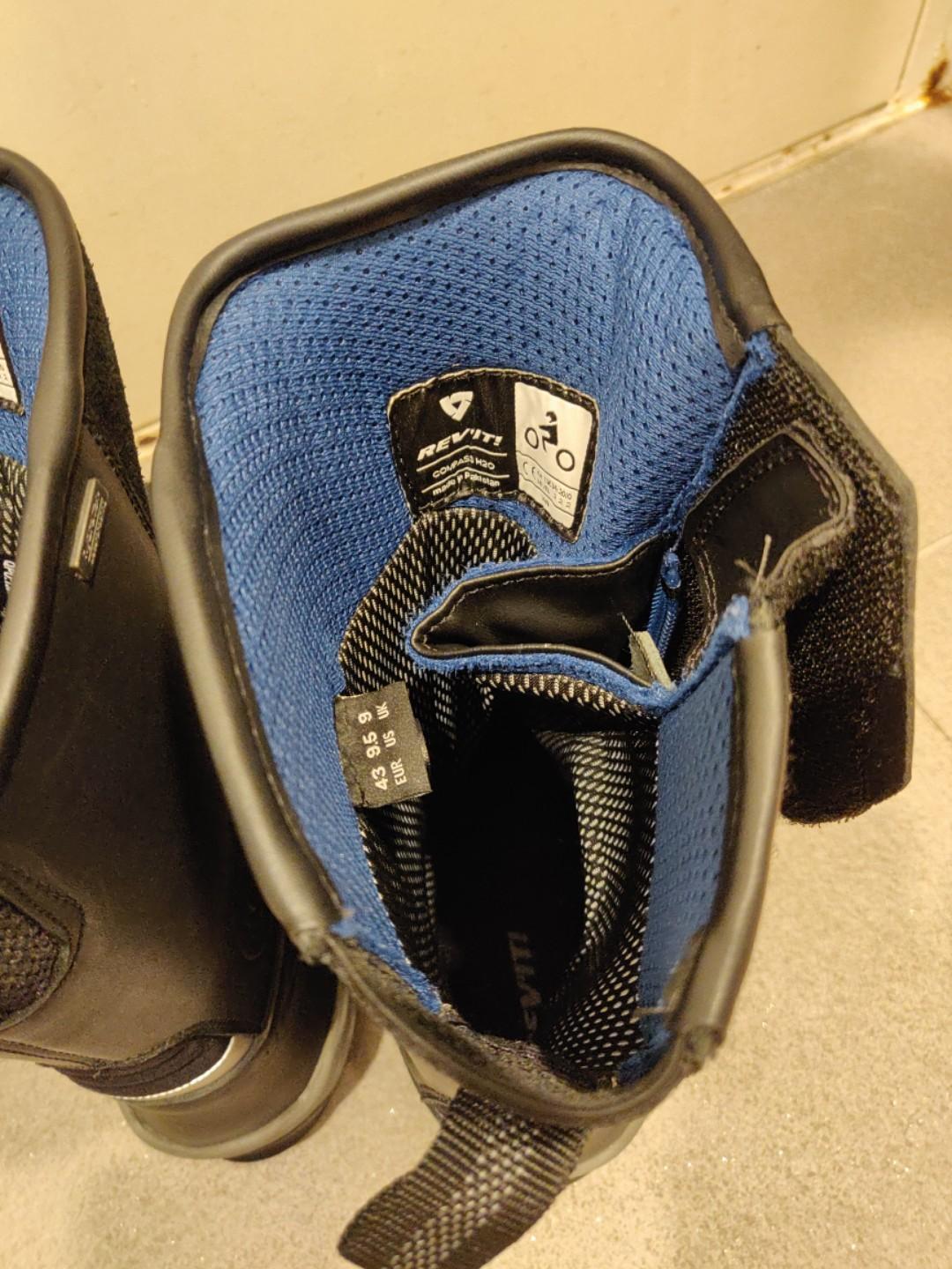 Revit compass h2o waterproof boots, Motorcycles, Motorcycle Apparel on Carousell