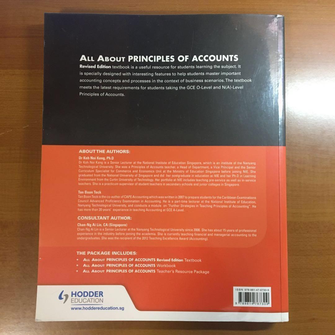 SEC 3/4 PRINCIPLES OF ACCOUNTING (POA) TEXTBOOK, Hobbies & Toys, Books ...