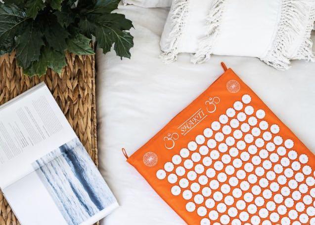 Shakti Mat Original (Orange) brand new acupuncture pressure point mat ...