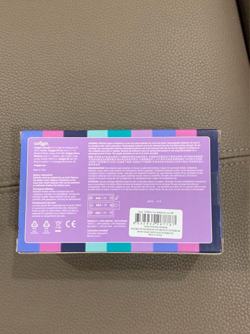 Smiggle clock, Babies & Kids, Infant Playtime on Carousell