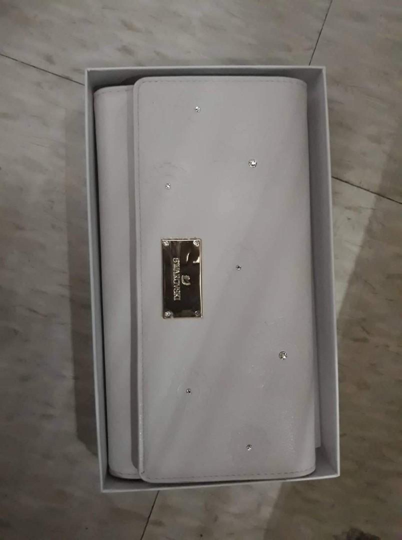 Swarovski Wallet White (Original), Women's Fashion, Bags & Wallets ...