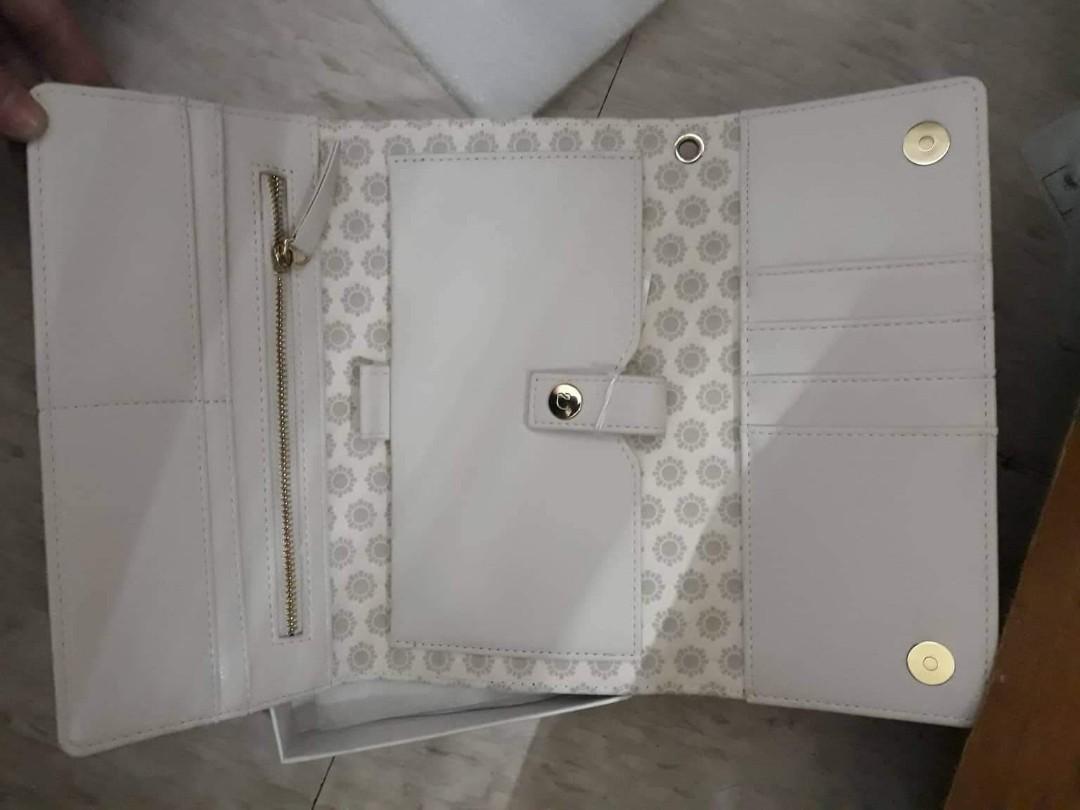 Swarovski Wallet White (Original), Women's Fashion, Bags & Wallets ...