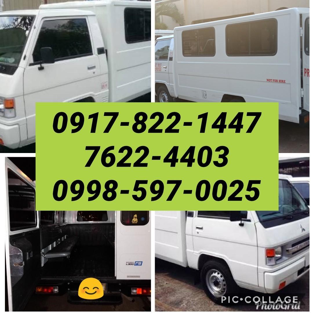 Van for Rent Delivery Mitsubishi L300 FB Exceed Hire Hiace Grandia H100 ...