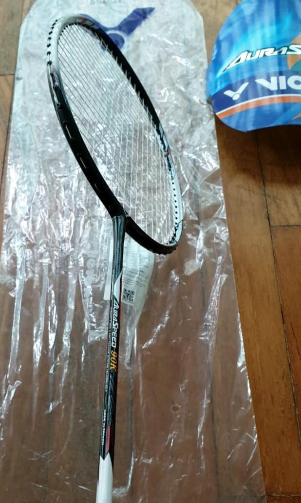 VICTOR AURASPEED 90K Badminton rocket, Sports Equipment, Sports & Games ...