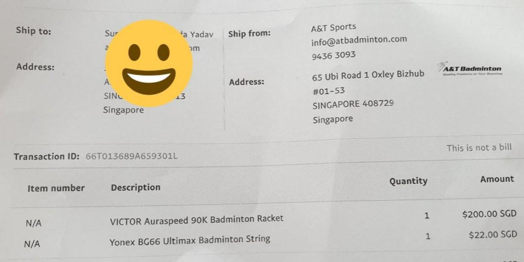 VICTOR AURASPEED 90K Badminton rocket, Sports Equipment, Sports & Games ...