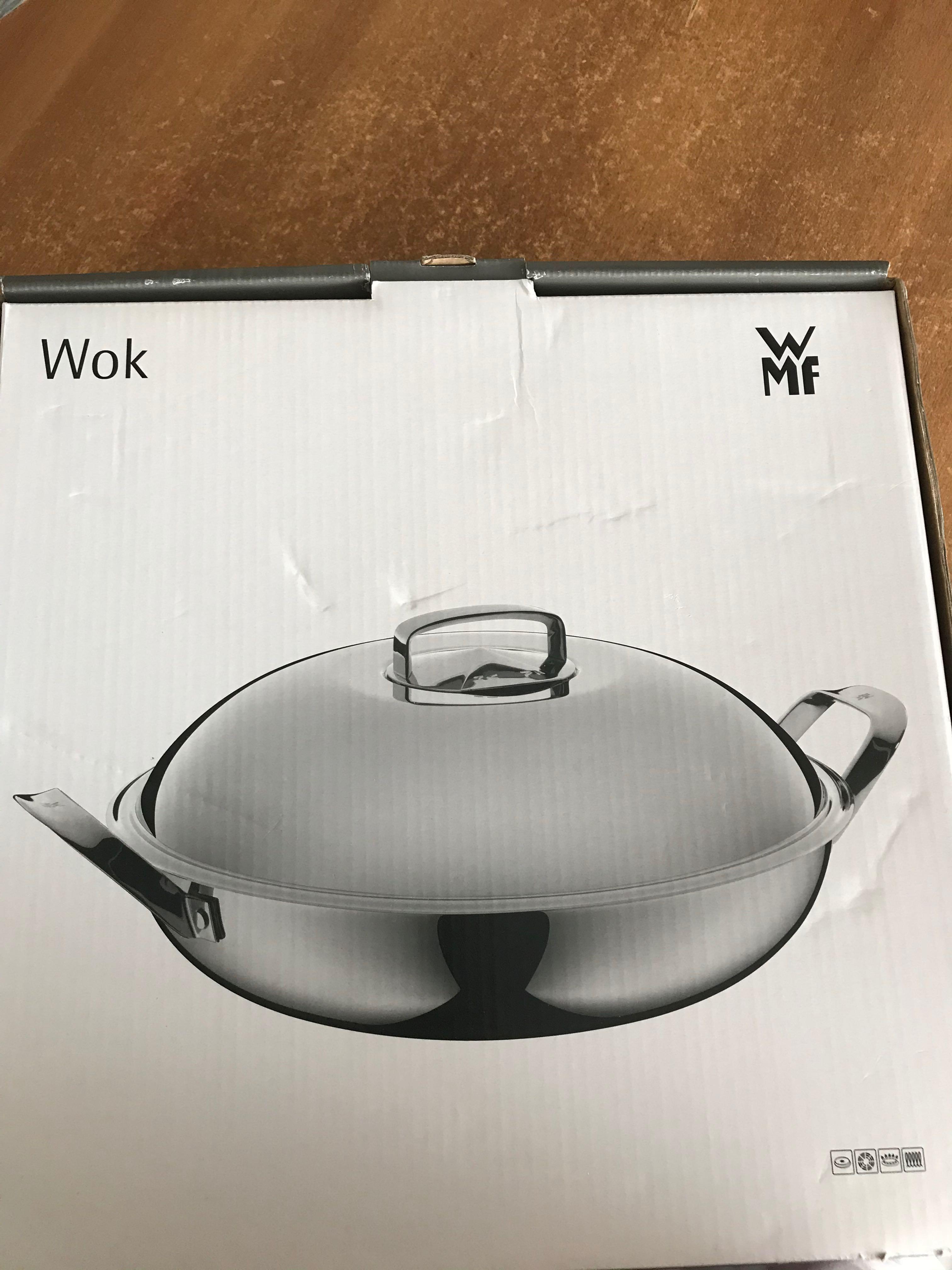 Original WMF Wok 36cm - BNIB, Furniture & Home Living, Kitchenware & Tableware, Cookware ...