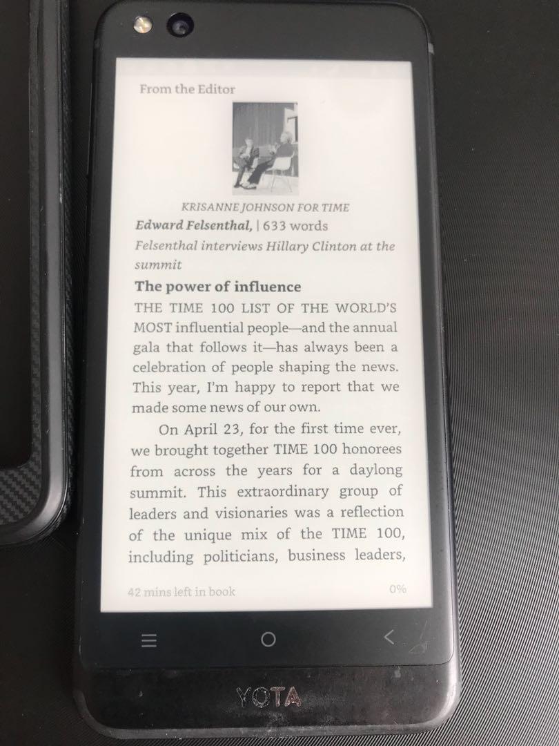 Yota3+ dual screen e-ink phone 128GB, Mobile Phones & Gadgets, Mobile ...