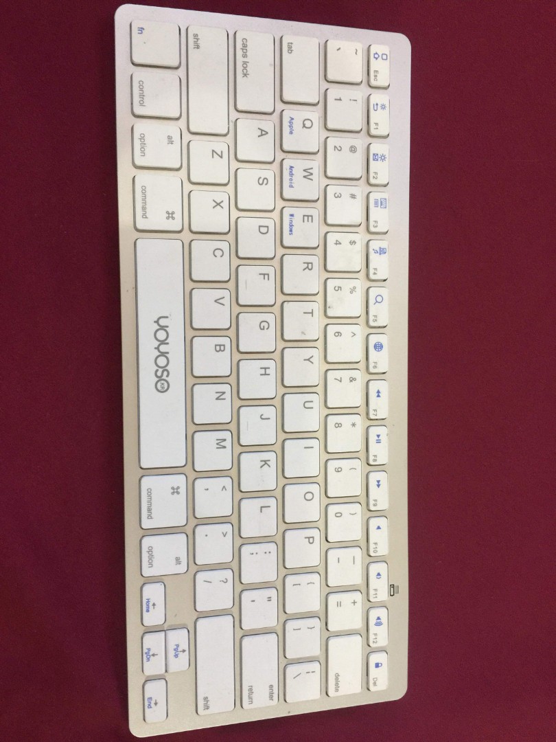 Yoyoso Bluetooth Keyboard, Computers & Tech, Parts & Accessories ...
