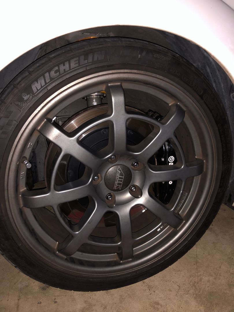 19 inch Ark Design R8 lightweight rims, Car Accessories, Tyres & Rims ...