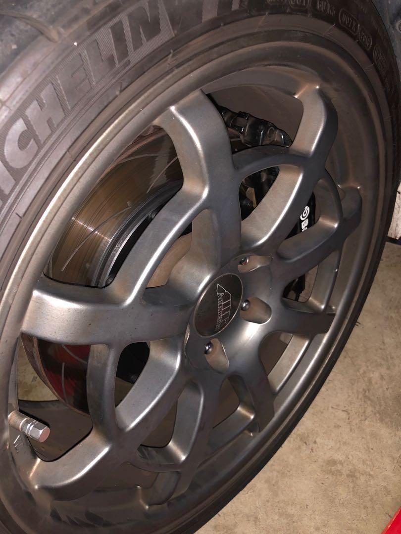 19 inch Ark Design R8 lightweight rims, Car Accessories, Tyres & Rims ...