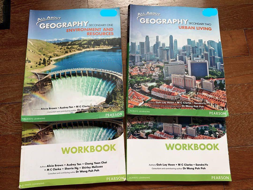$3 for Sec 1 & 2 GEOGRAPHY textbooks (FULL SET with workbooks ...