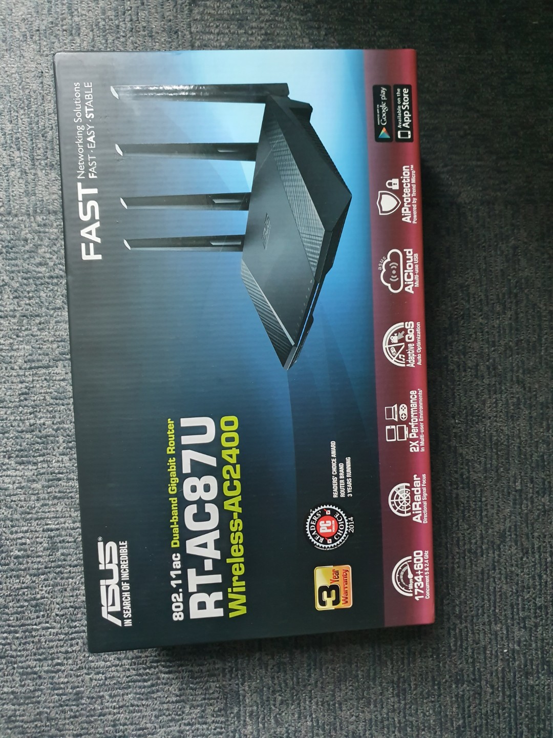 Asus RT-AC87U Router, Computers & Tech, Parts & Accessories, Networking ...