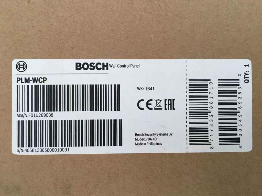 Bosch PLM-WCP Plena Matrix Wall Control Panel, Audio, Other Audio Equipment on Carousell