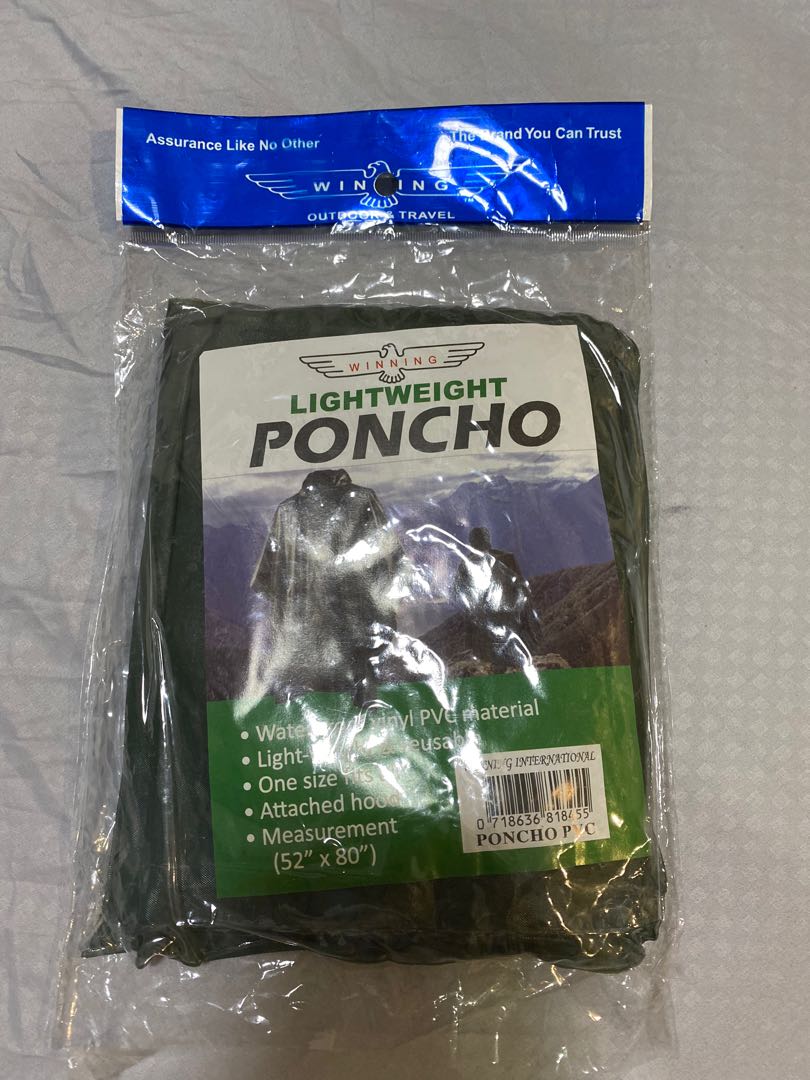 Brand New Dark Green Poncho, Everything Else on Carousell