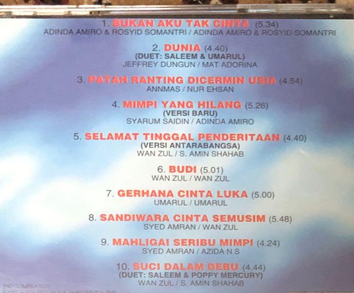 Cd iklim dunia saleem rock records lejen suci dalam debu, Hobbies ...