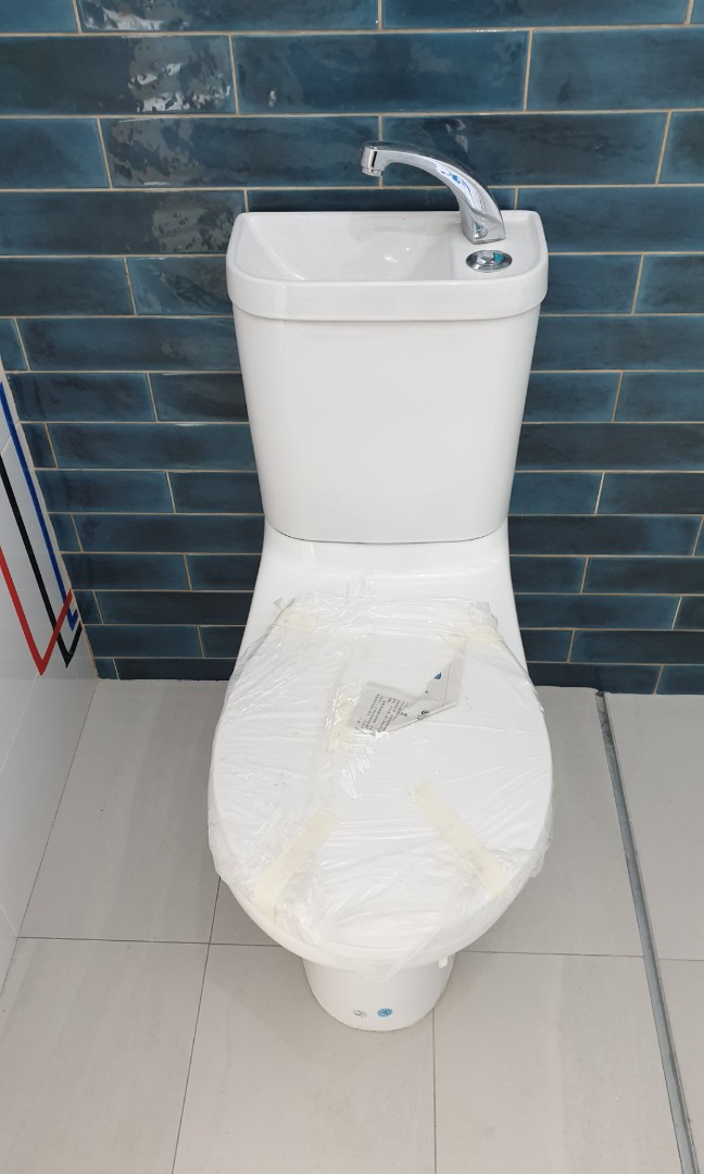 Claytan Eco toilet bowl (water saving), Furniture & Home Living ...