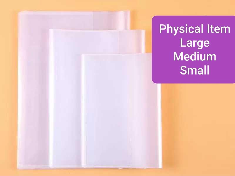 Clear Book Cover Set, Hobbies & Toys, Stationery & Craft, Stationery ...