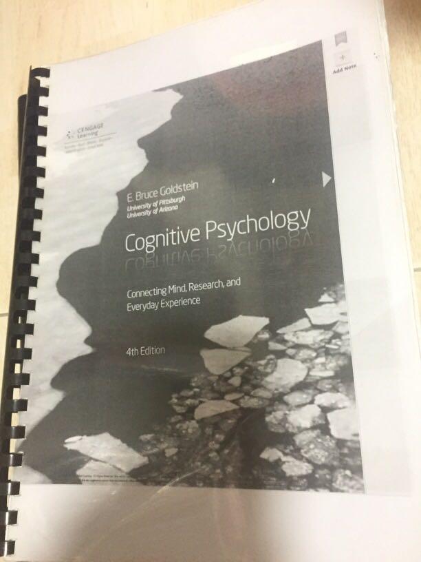 Cognitive Psychology textbook (photocopied ver), Hobbies & Toys, Books ...