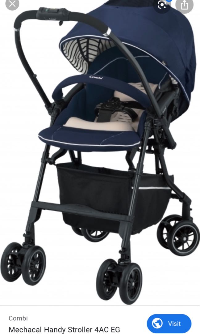 Combi Handy Stroller (Black), Babies & Kids, Going Out, Strollers on ...