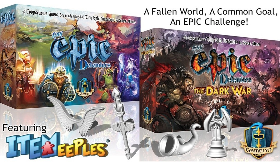 Deluxe Tiny Epic Defenders 2nd Edition with The Dark War Expansion ...