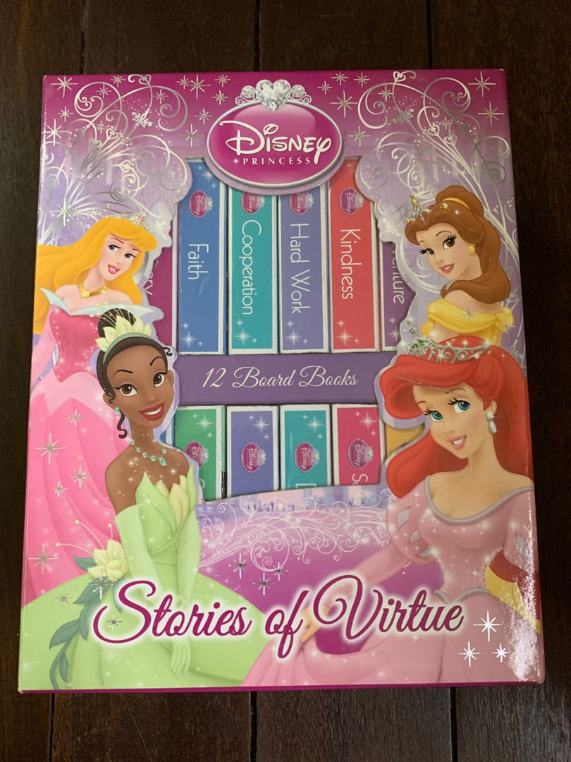 Disney Princess Book Blocks ‘Stories of Virtue’, Hobbies & Toys, Books ...