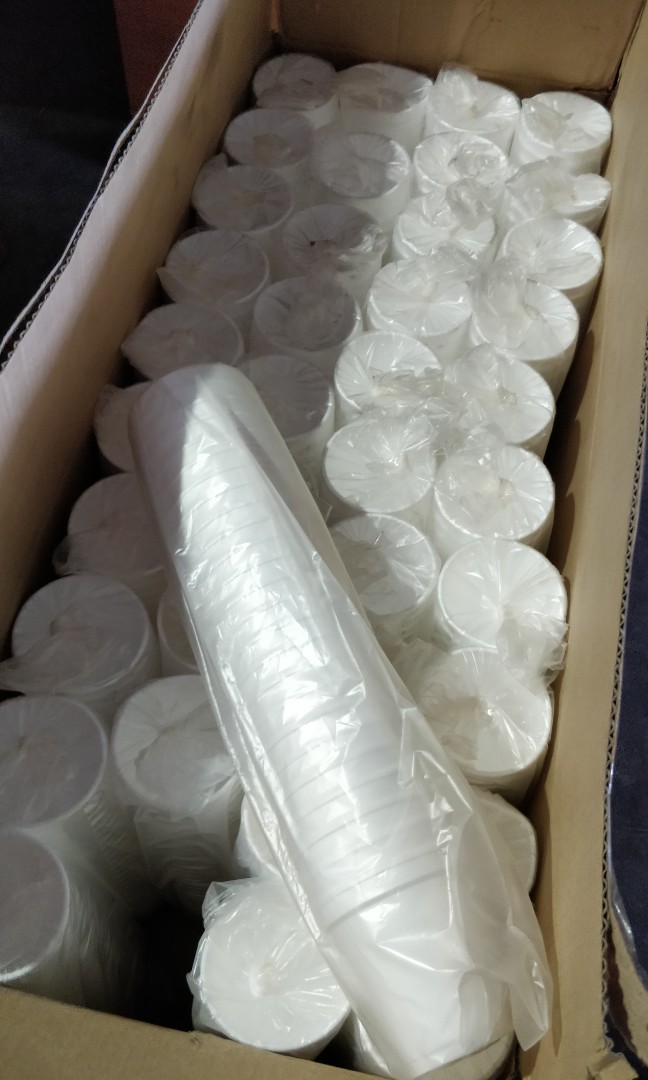 Disposable Styrofoam Cup 8oz, Furniture & Home Living, Kitchenware ...