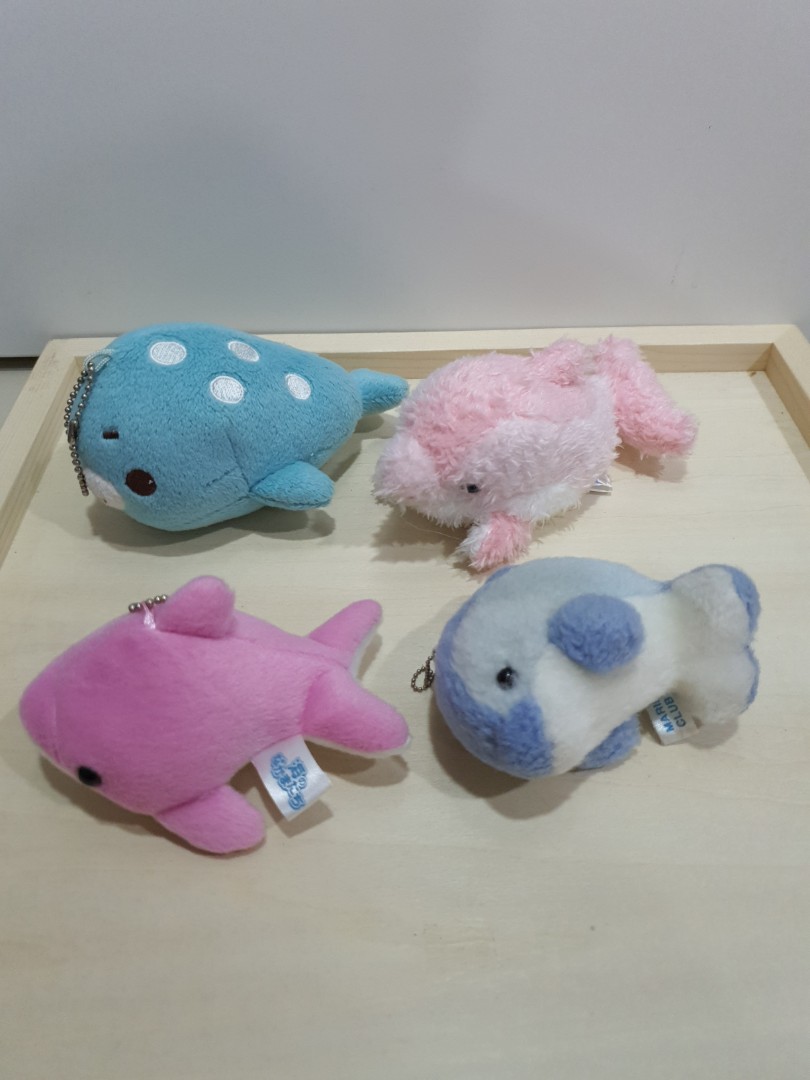 Dolphin and whale plush keychains, Hobbies & Toys, Collectibles ...