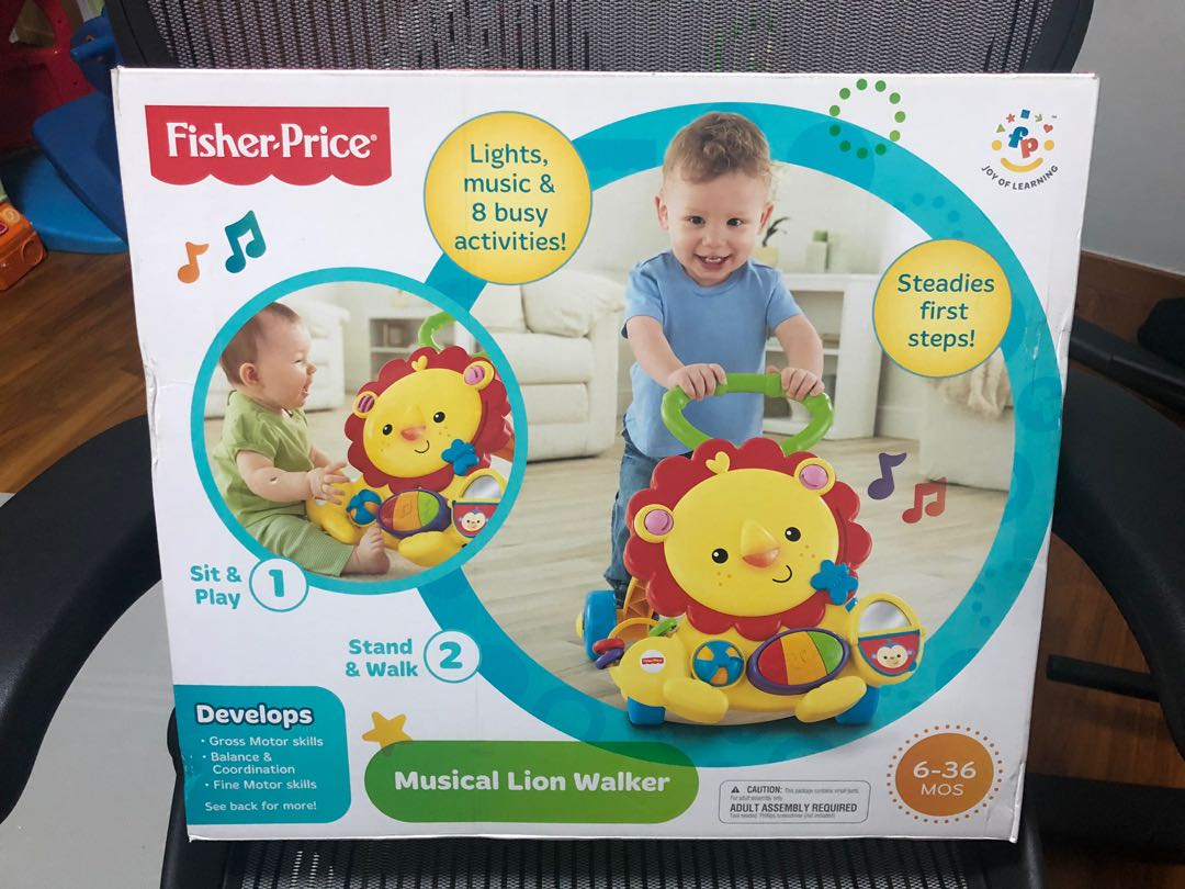 Fisher Price Musical Lion Walker, Babies & Kids, Infant Playtime on ...