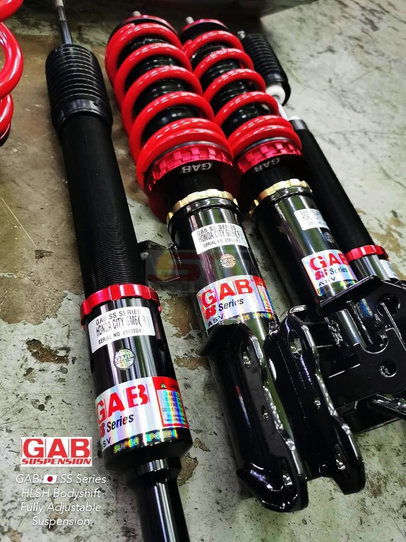 GAB SS Series HLSH Bodyshift 32click Honda City GE Suspension, Auto ...