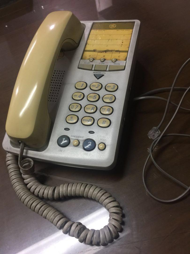GE Landline Telephone (Dual phone line), Mobile Phones & Gadgets ...