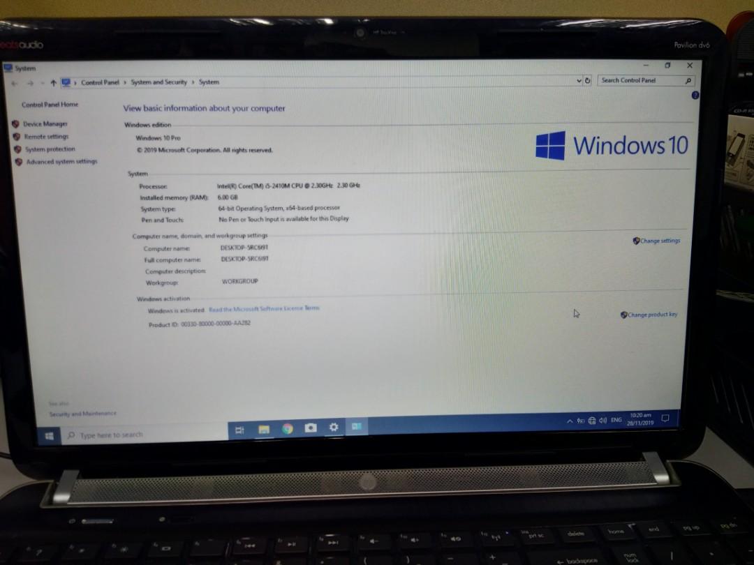 HP Laptop i5 6GB RAM Windows 10 Pro 64-bit, Computers & Tech, Laptops ...