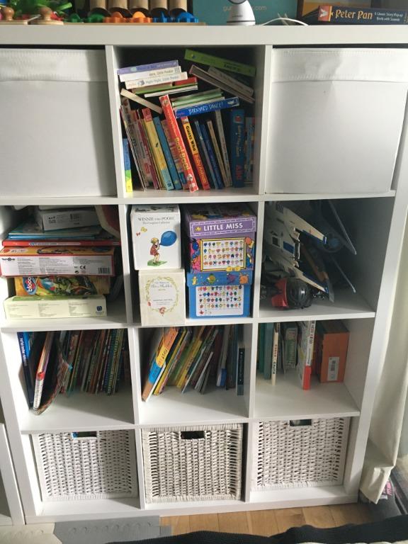 Ikea Kallax 4x3 White Storage Unit, Furniture & Home Living, Furniture ...