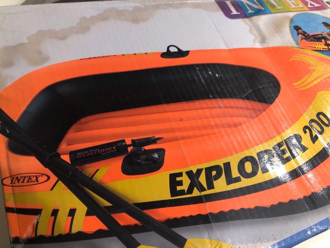 INTEX Explorer 200 Boat Set, Sports Equipment, Sports & Games, Water ...