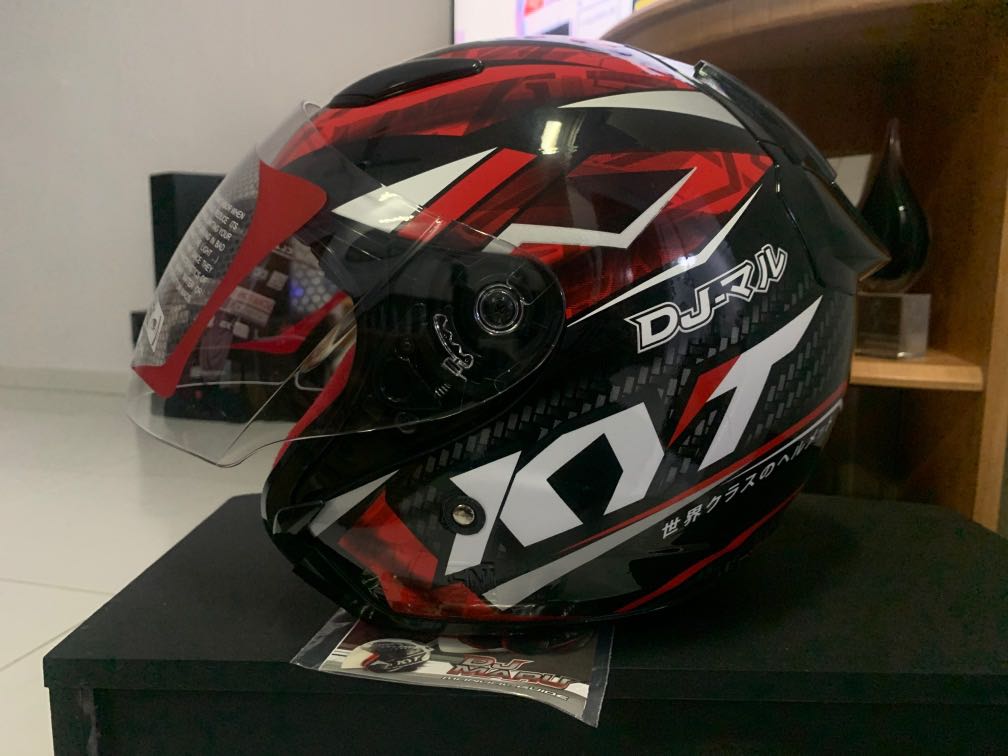 Kyt Helmet DJ Maru, Motorcycles, Motorcycle Apparel on Carousell