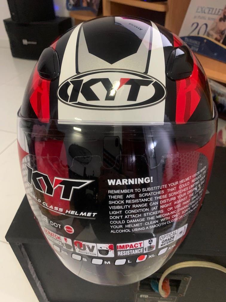 Kyt Helmet DJ Maru, Motorcycles, Motorcycle Apparel on Carousell