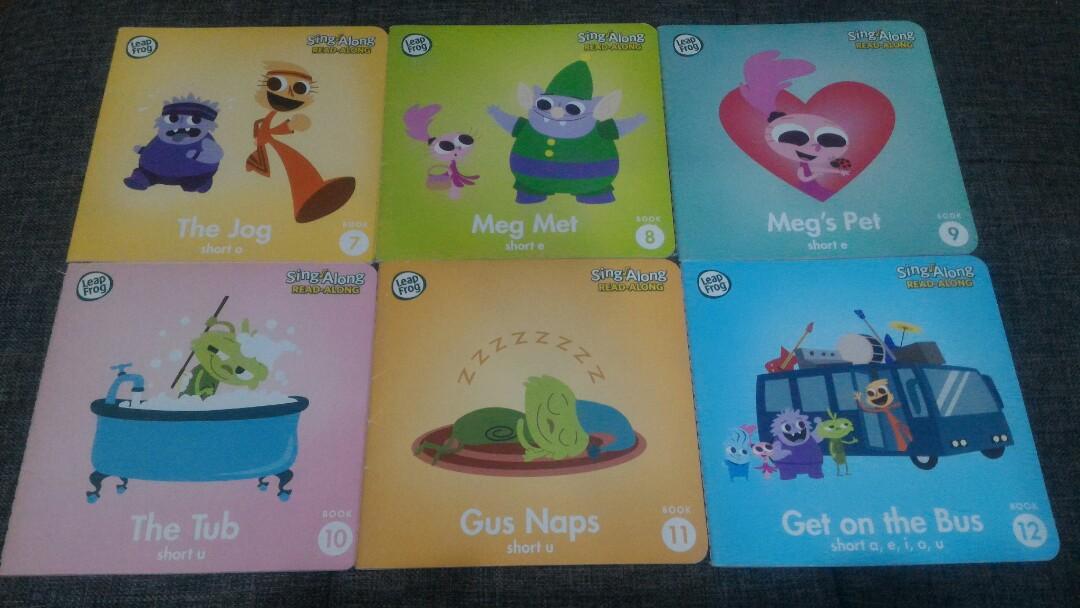 Leap Frog - 12books Sing Along, Read Along (Karaoke Reading Set), Babies & Kids, Infant Playtime ...