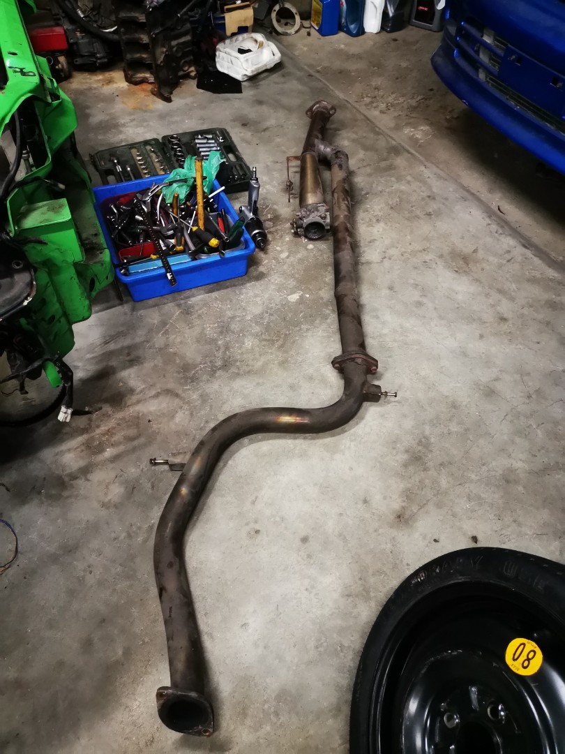 Buddy club Megaphone & stainless Steel ekzos pipe pnp satria, Auto Accessories on Carousell