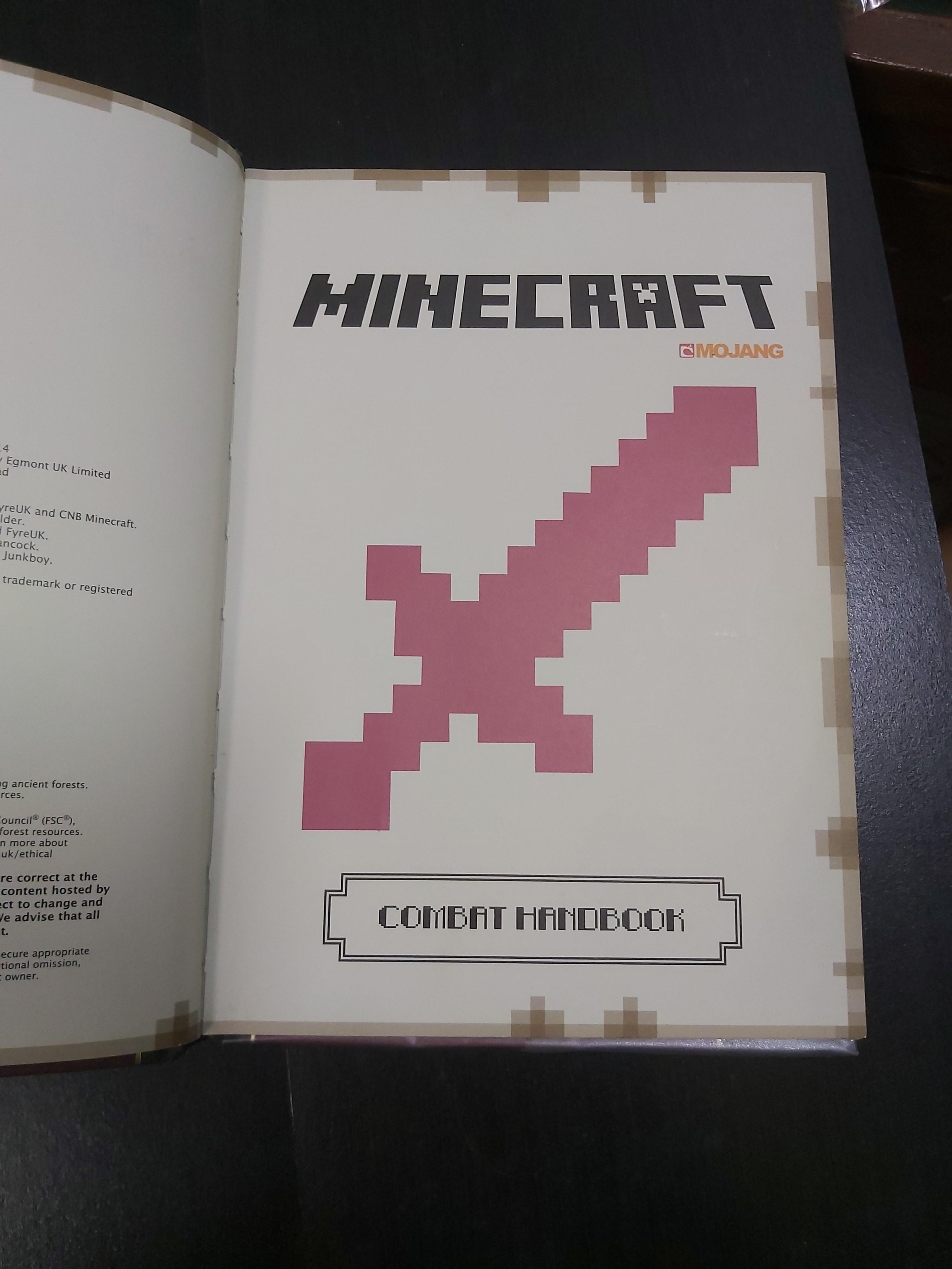 Minecraft combat handbook updated edition, Hobbies & Toys, Books ...