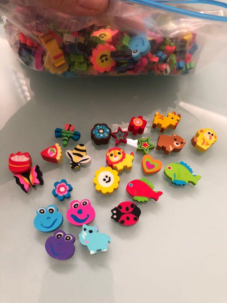 Mini Erasers 250 pieces, Hobbies & Toys, Stationery & Craft, Craft ...