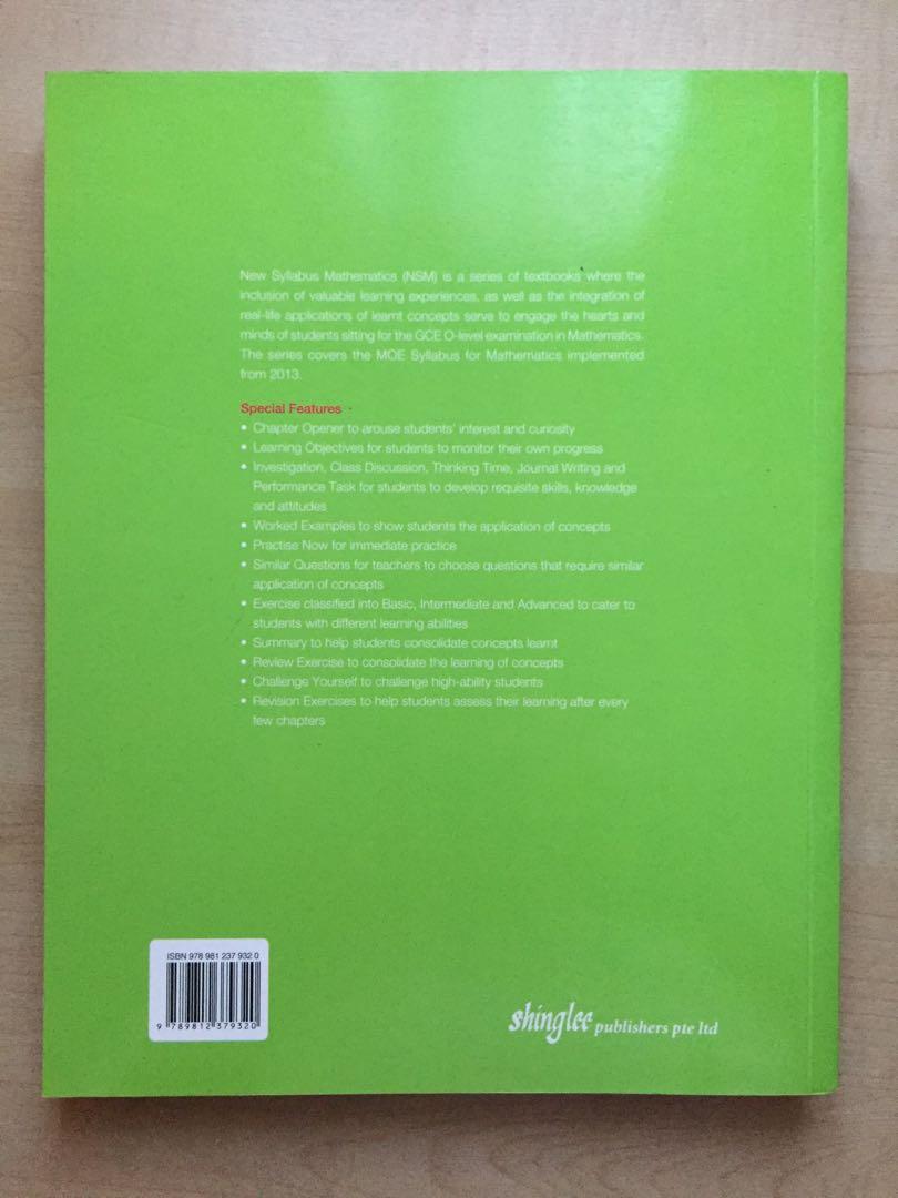New Syllabus Mathematics 7th Edition for Sec 3, Hobbies & Toys, Books ...