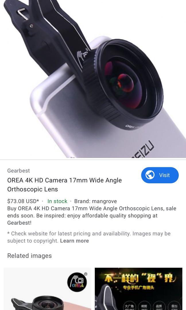 OREA and FUNIPICA LENS, Photography, Lens & Kits on Carousell