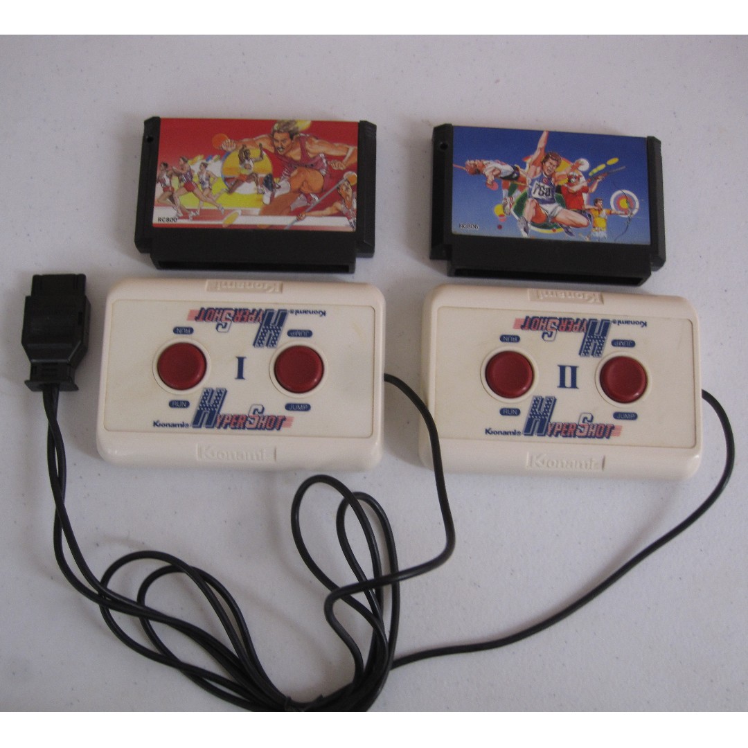 Original Family computer controller for Konami Hyper Olympic game ...
