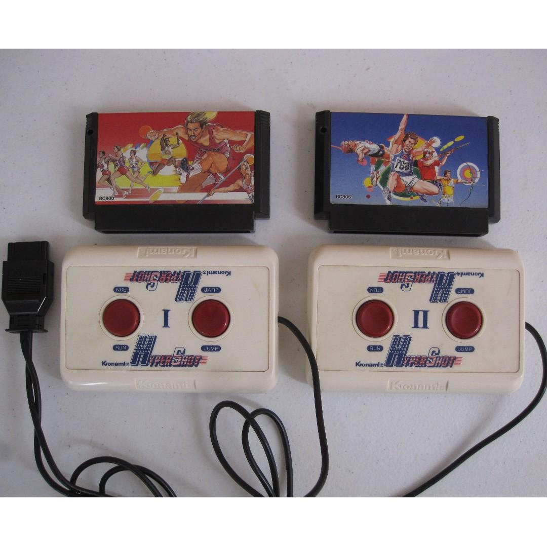 Original Family computer controller for Konami Hyper Olympic game ...
