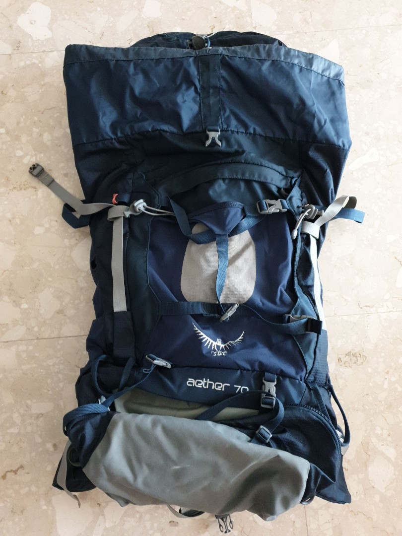 Osprey Aether 70, Sports Equipment, Hiking & Camping on Carousell