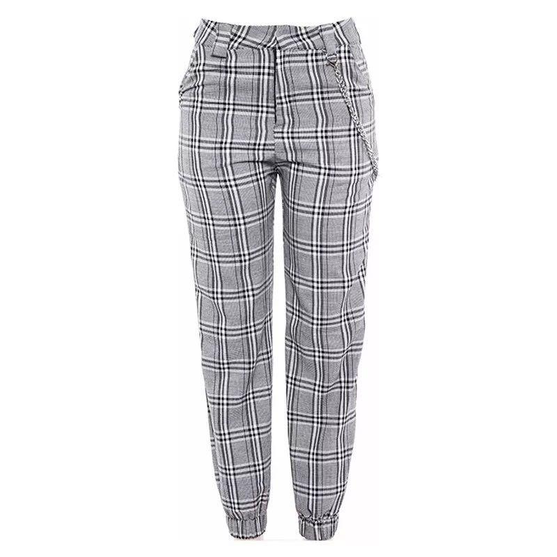 [PO] gingham chain sling pants, Women's Fashion, Bottoms, Other Bottoms ...